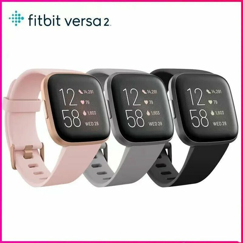 Fitbit Умные часы, 41mm, Туман серый