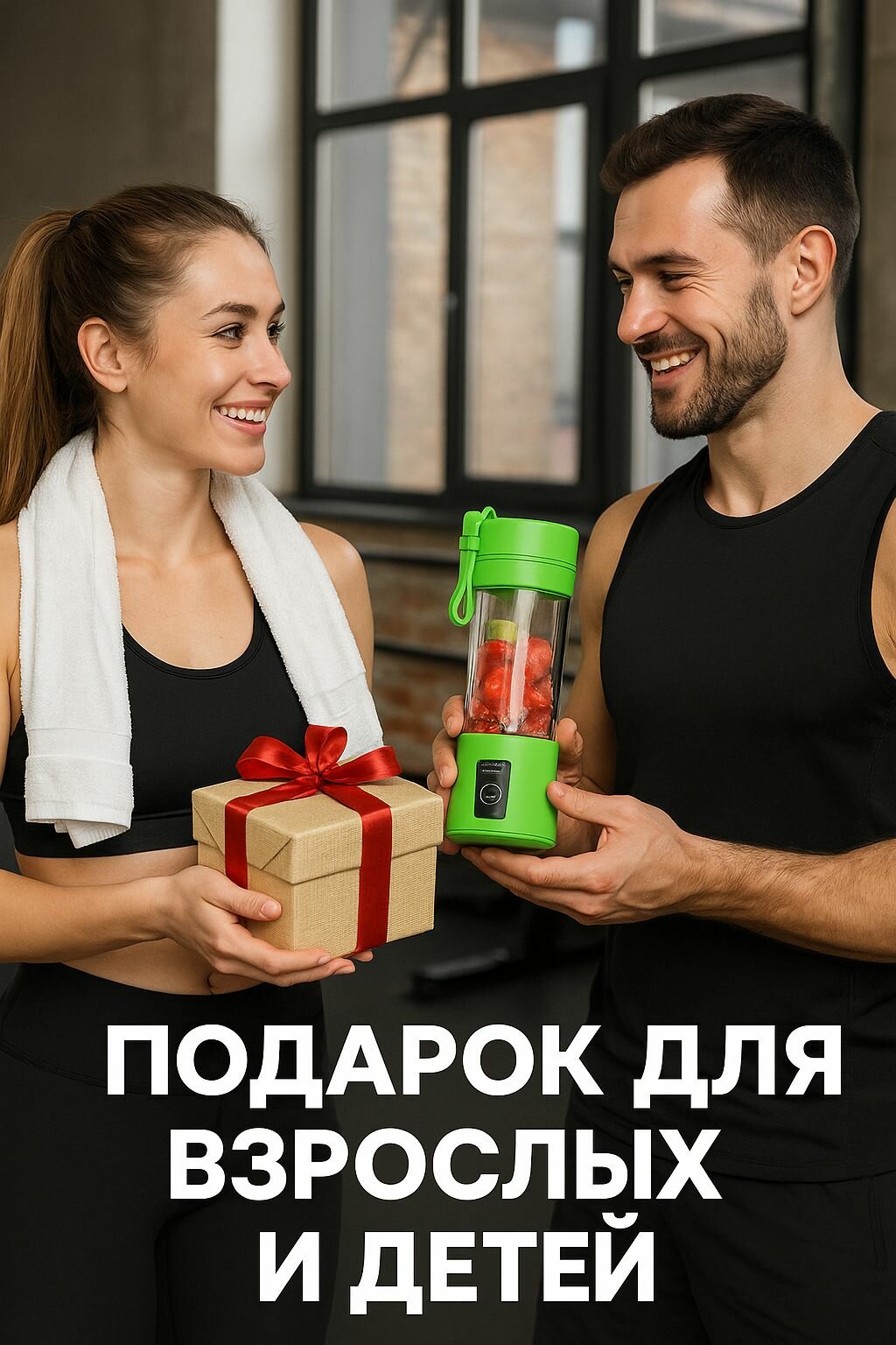 Портативный аккумуляторный мини-блендер