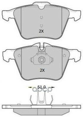 Колодки дисковые передние! Ford S-Max, Volvo S80/V70/XC70 2.0-4.4 06> FREMAX арт. FBP1811