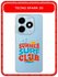Чехол на Tecno Spark 20 / Текно Спарк 20 с принтом "Summer surf club", прозрачны...