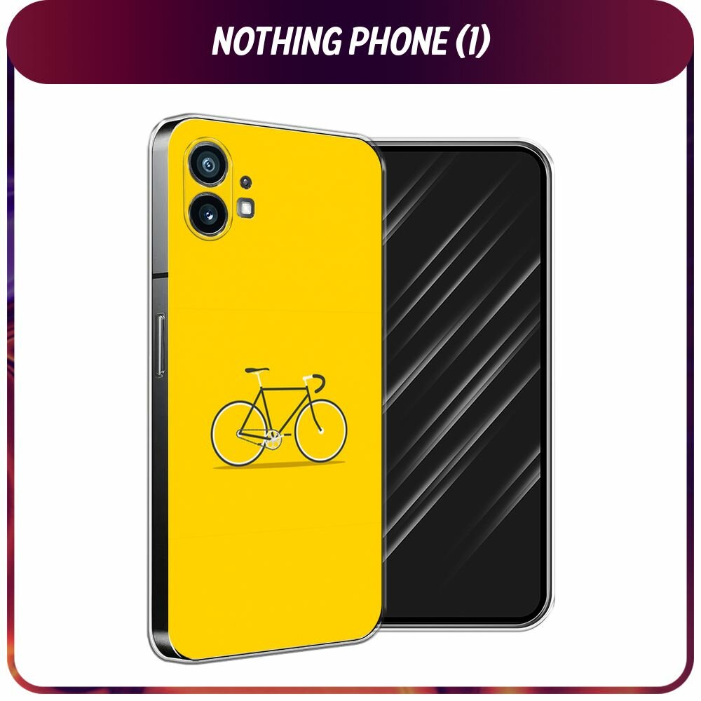 Чехол на Nothing Phone 1 / Нафинг Фон 1 с принтом "Хобби велосипед 1"