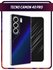 Чехол на Tecno Camon 40 Pro / Текно Камон 40 Про с принтом "Синий карбон"