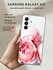 Чехол на Samsung Galaxy A17 / Самсунг А17 с принтом "Пионы на белом"
