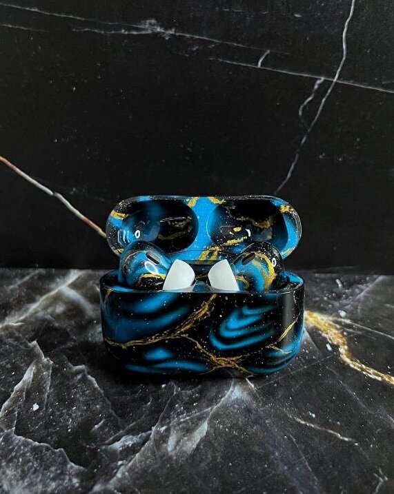 Наушники AirPods Pro 3 (ANC, MagSafe, 2025) "Custom Dark blue Stone"