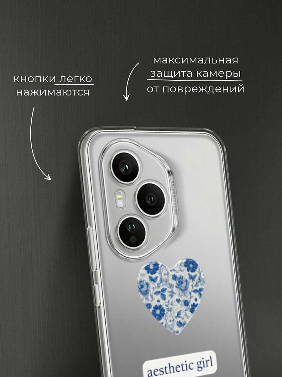 Чехол на Honor 400 Pro / Хонор 400 Про с принтом "Aesthetic girl" — фото 1