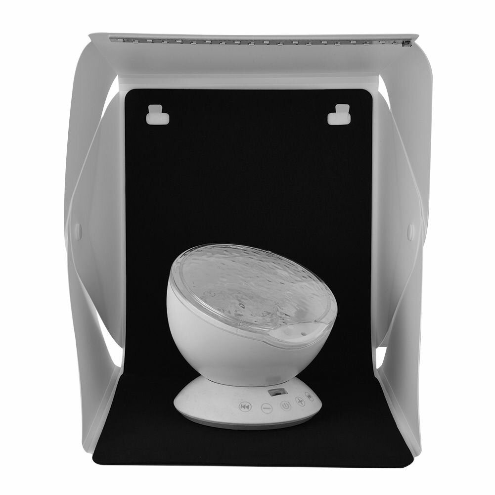 Портативный складной мини-студийный световой короб-палатка с 4 цветными фонами для предметной фото- и видеосъемки