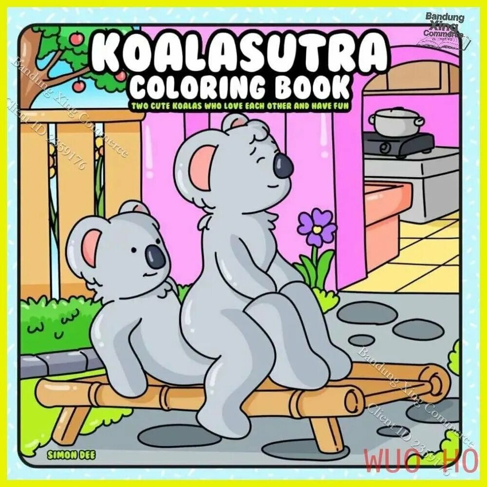 Антистрессовая раскраска для взрослых и подростков Coco Wyo -KOALASUTRA 77/WH