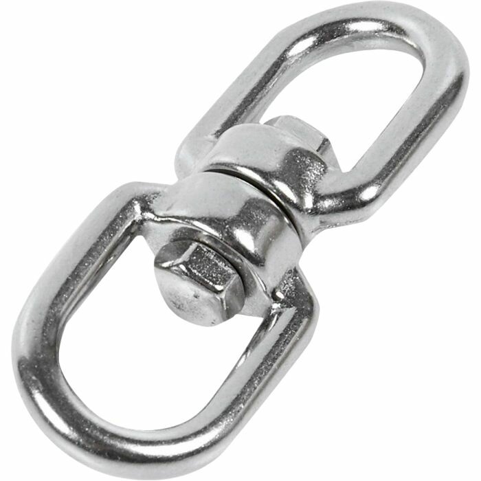 Вертлюг Крепдил кольцо-кольцо, 12 мм, покрытие цинк