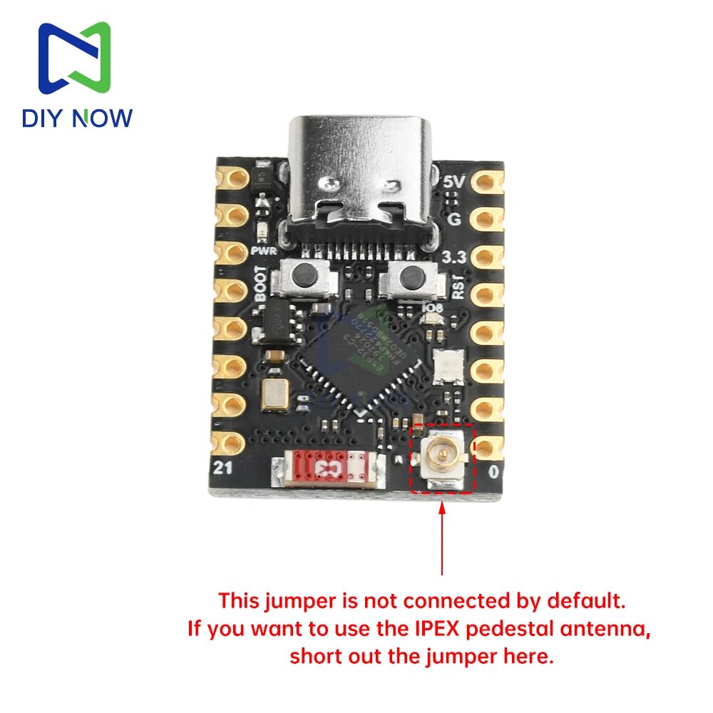 ESP32-C3 Black Wi-Fi Bluetooth модуль — фото 1