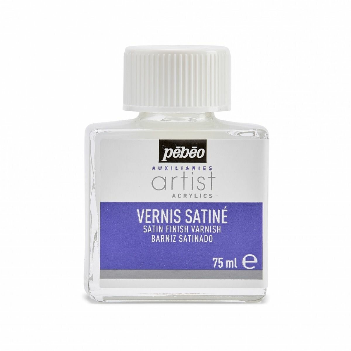 Шелковисто-матовый водно-акриловый лак для акриловой живописи Pebeo, 75 мл