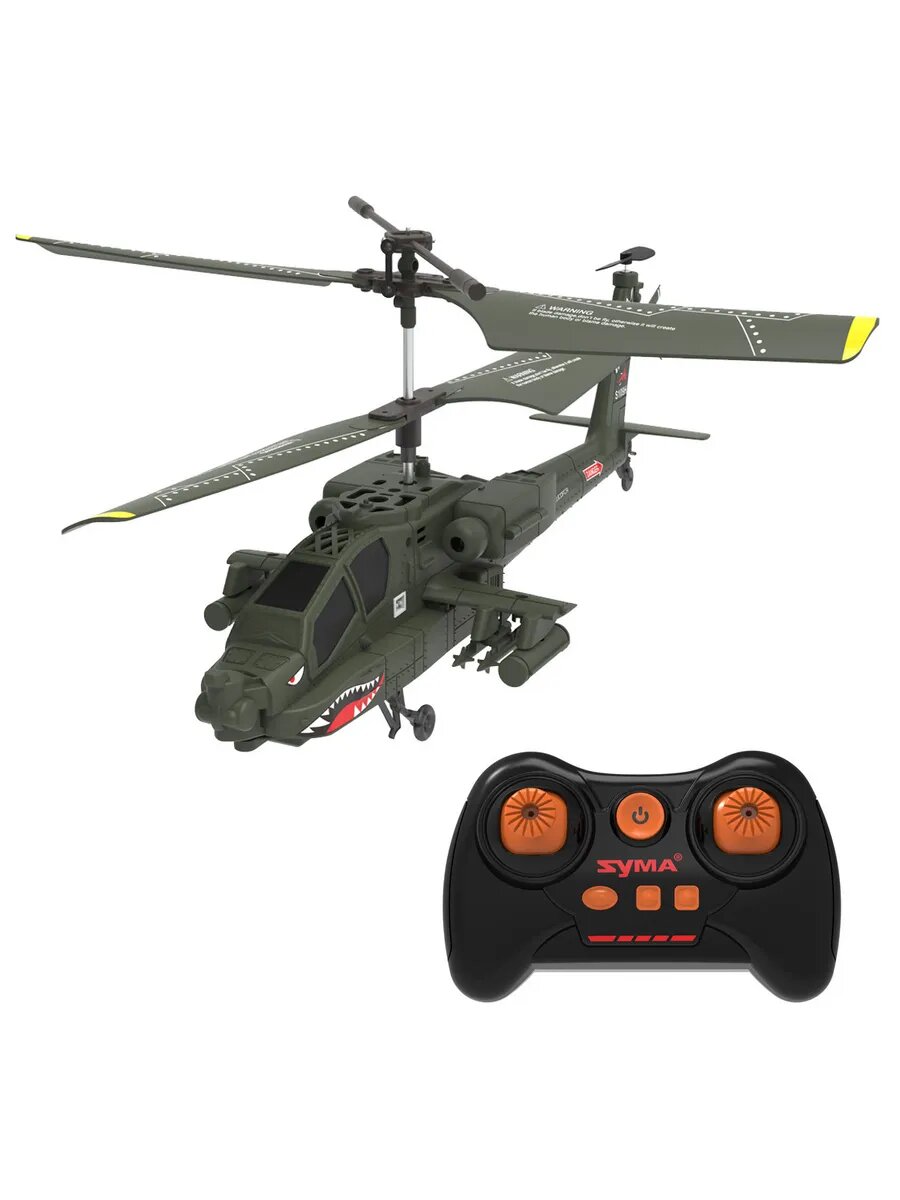 Радиоуправляемый вертолёт Syma Apache S109H, со светодиодной подсветкой, для начинающих