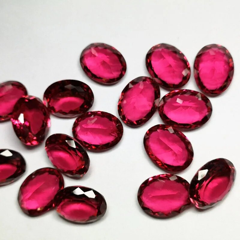 Нанокристаллы для бижутерии Розовый, 4x6mm 30pcs, Ruby nano