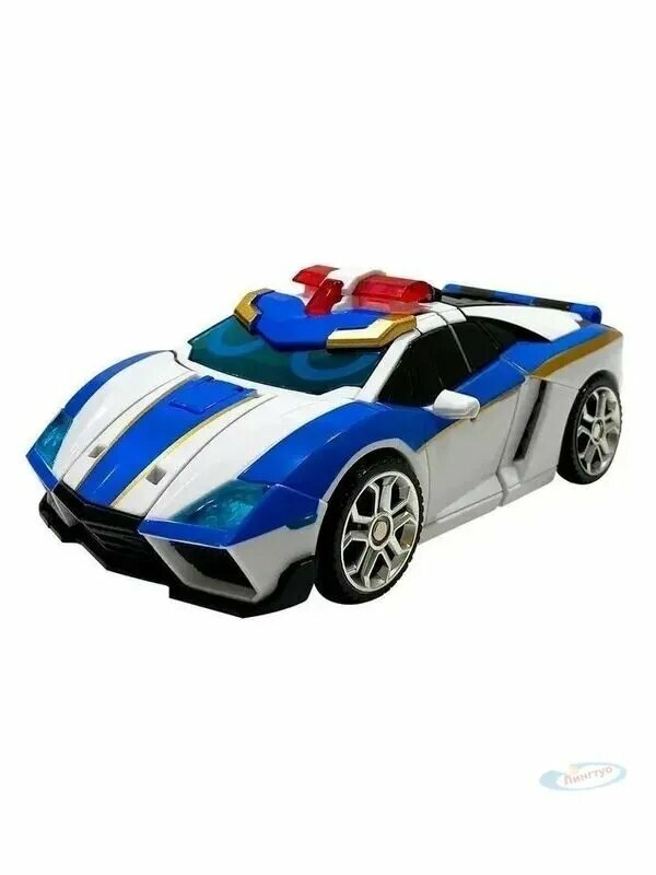 Xiaomi YouPin Метал Кард Бот. Блю Коп трансформер 17 см S1. METALCARDBOT