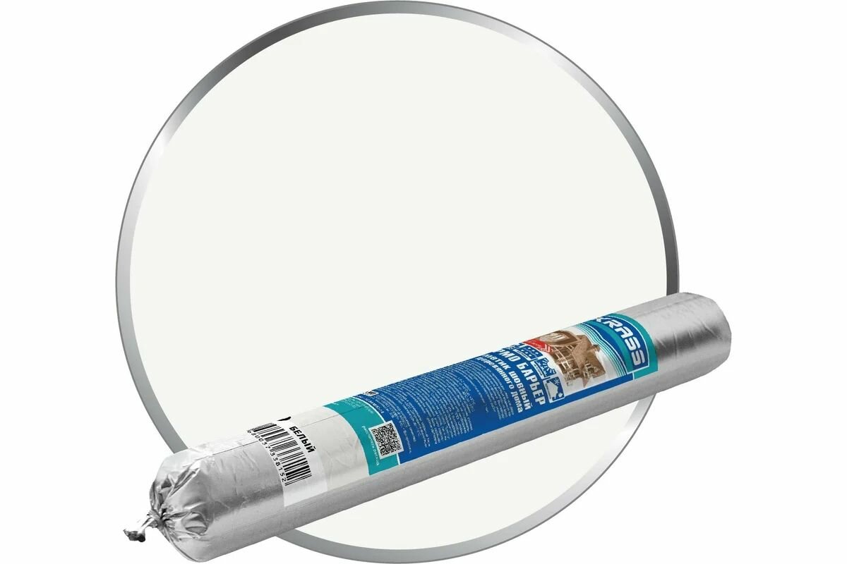 Герметик для срубов акриловый KRASS (мастика) 600мл Белый