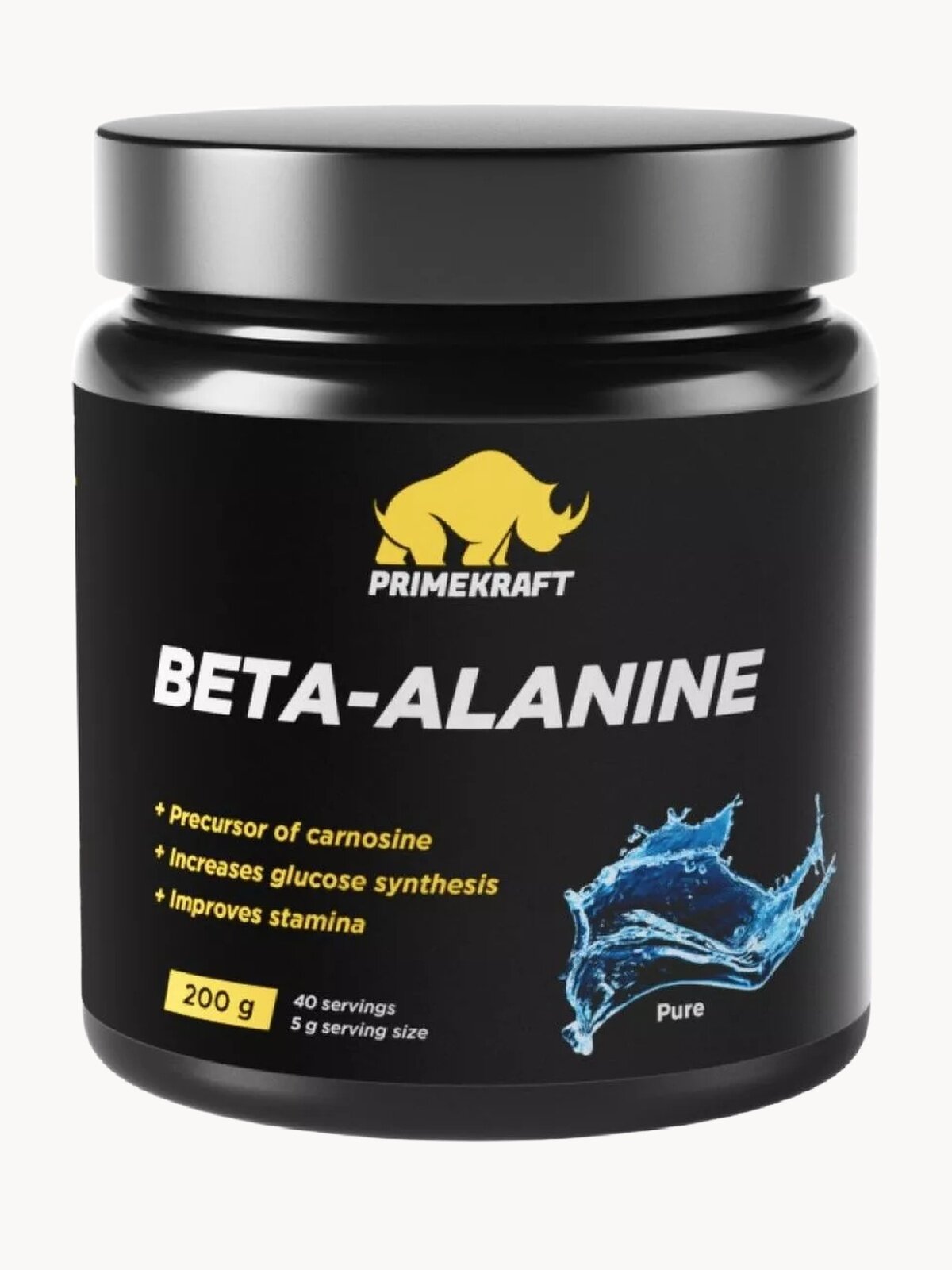 Аминоксилоты Beta-alanine PRIMEKRAFT Бета-аланин, 200 гр / 40 порций
