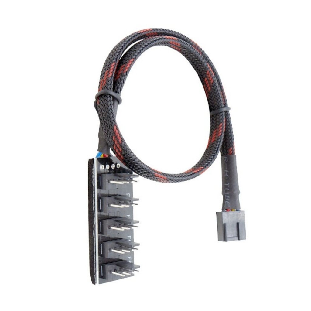 Концентраторы Компьютерных Вентиляторов ABS С Защитой От Перегрузок Для Вентилятора ПК с 4-контактной ШИМ-системой