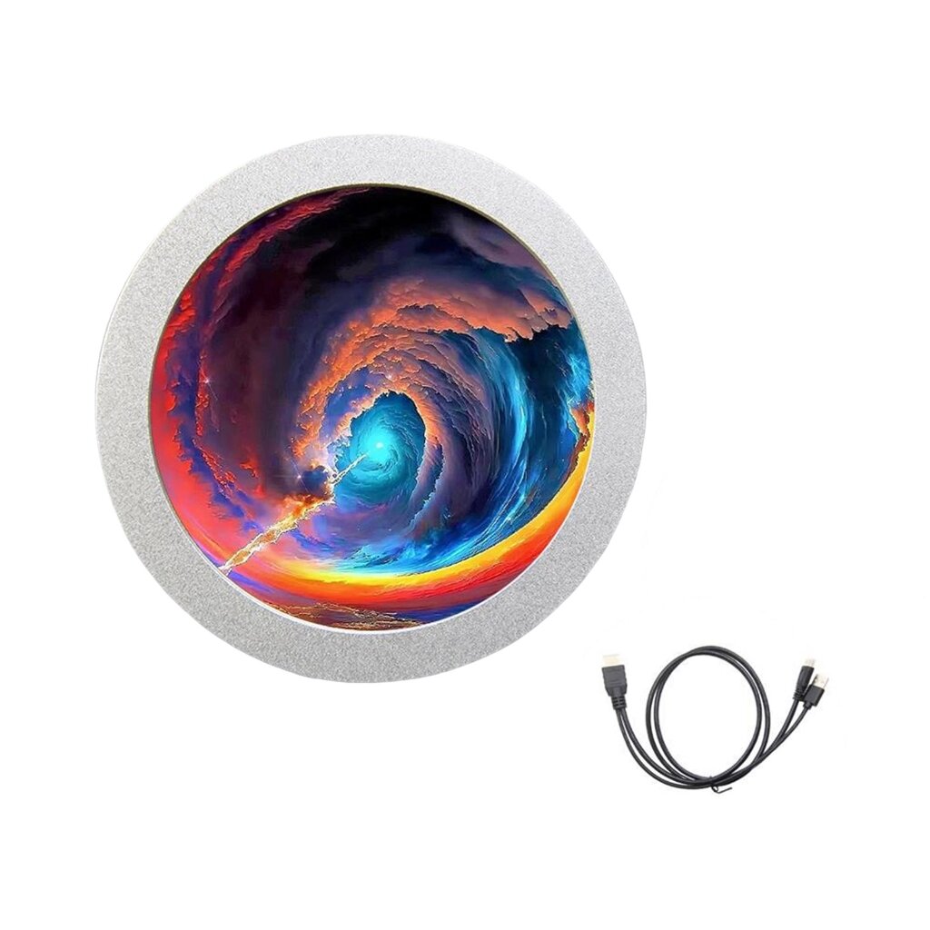 Алюминиевый Дополнительный Дисплей Для Корпуса ПК с возможностью визуализации Музыки