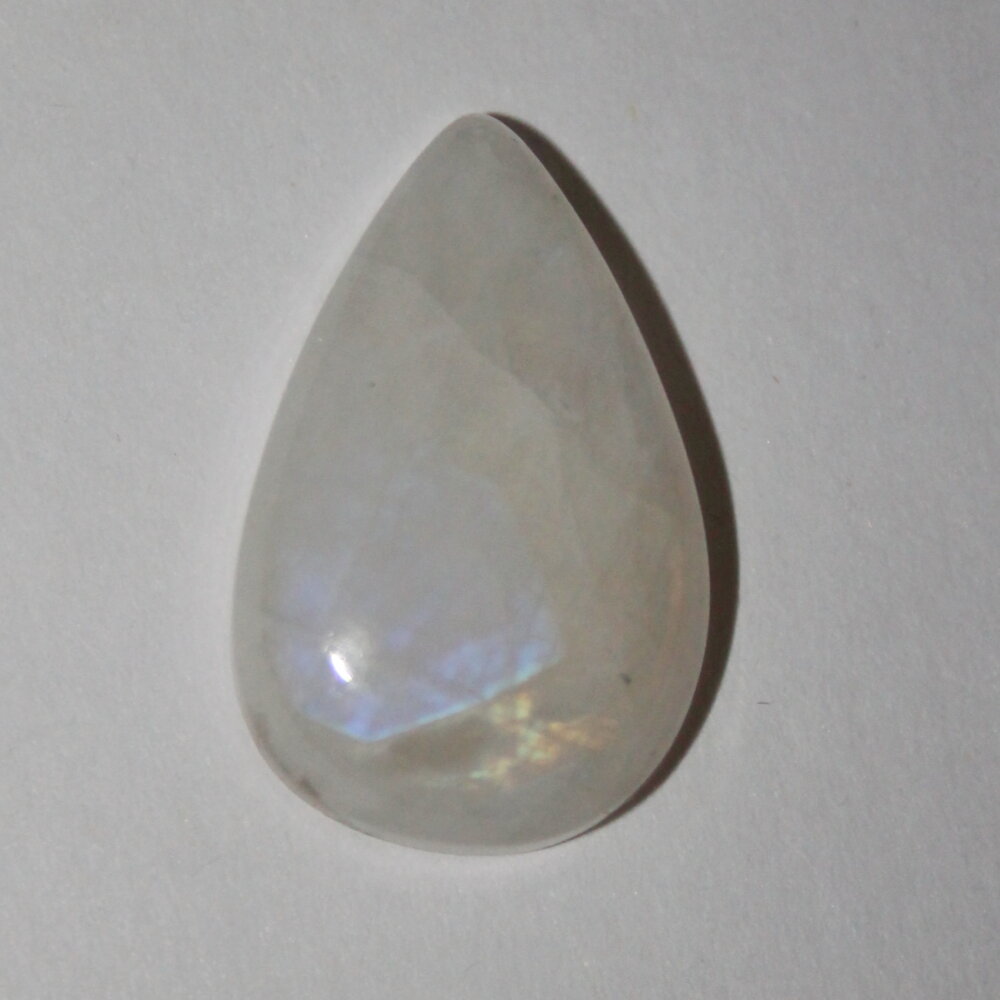 Коллекционный кабошон лунный камень, 23х15х4 мм, Шри-Ланка, «True Stones»