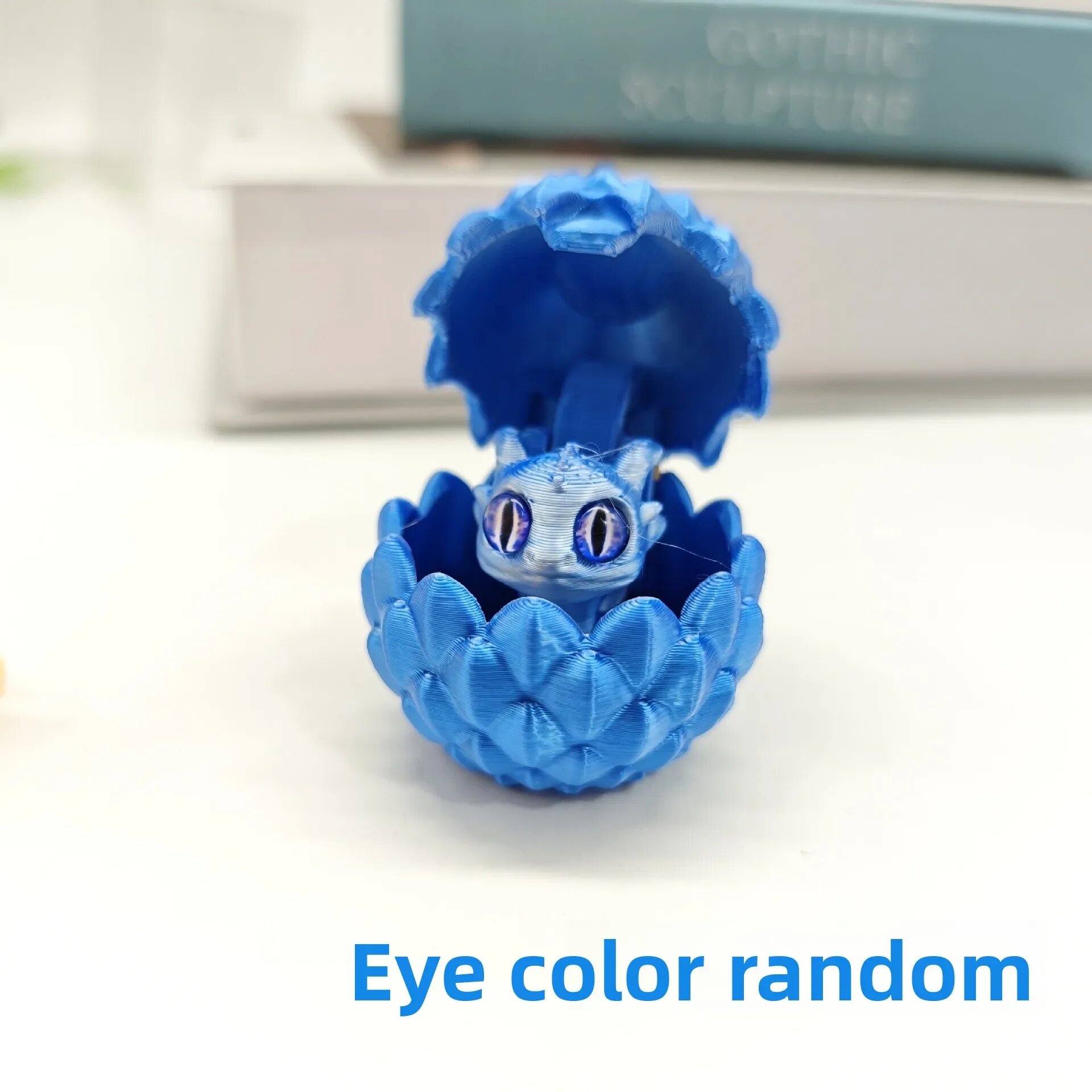 Игрушки, напечатанные на 3D-принтере, художественная статуэтка в виде яйца дракона, маленькая фигурка вылупившегося дракона, современное украшение для дома, миниатюрный декор для стола