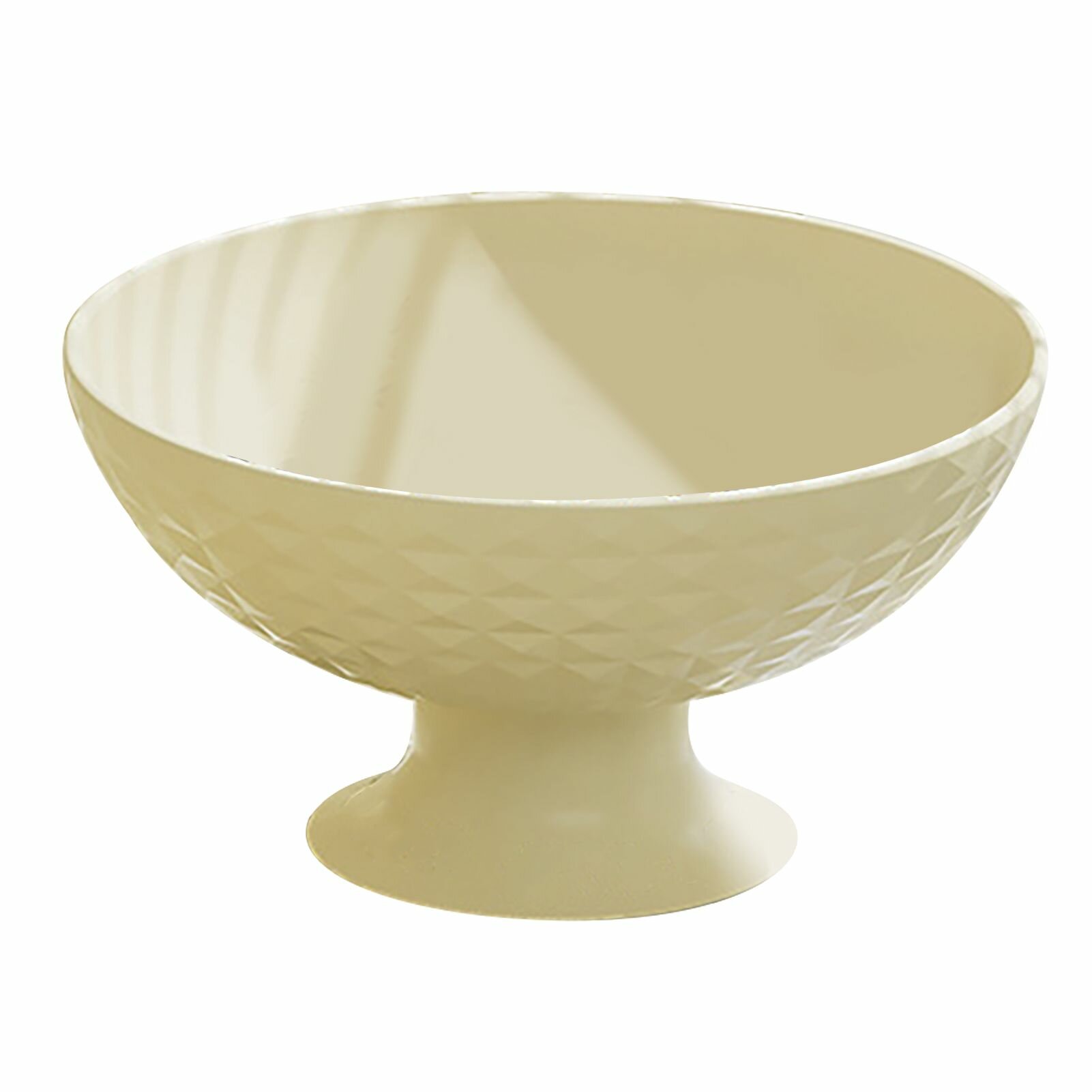 Пластиковый поднос для фруктов, держатель для тарелок с ножками для закусок, овощей, фруктов, корзина, чаша, кремово-белого цвета для кухонной стойки, обеденных столов