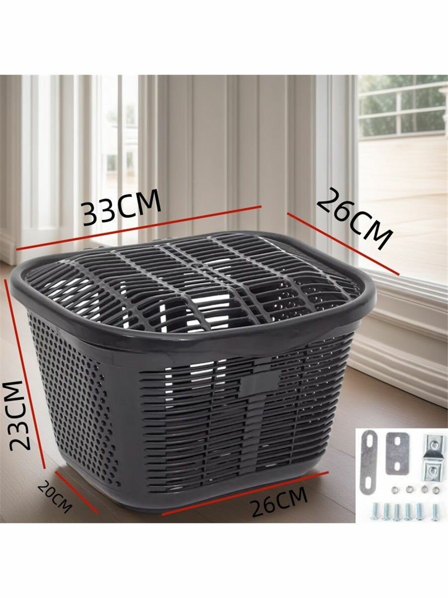 Многофункциональная велосипедная корзина, складная съемная передняя руль, легко устанавливаемая сумка для горного велосипеда