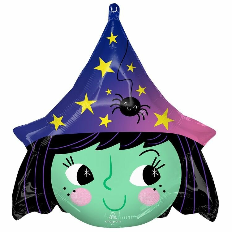Воздушный шарик Anagram фигура. Halloween, ведьма