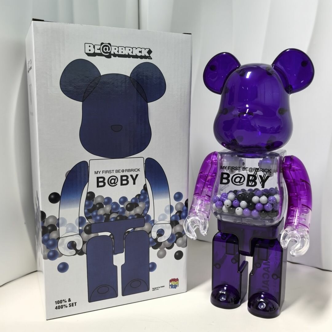 Игрушечная Статуя Медведя Bearbrick 28cm-Цзы Цяньцю