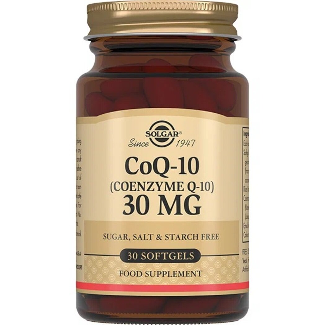 Солгар Коэнзим Q10 30мг капсулы N30
