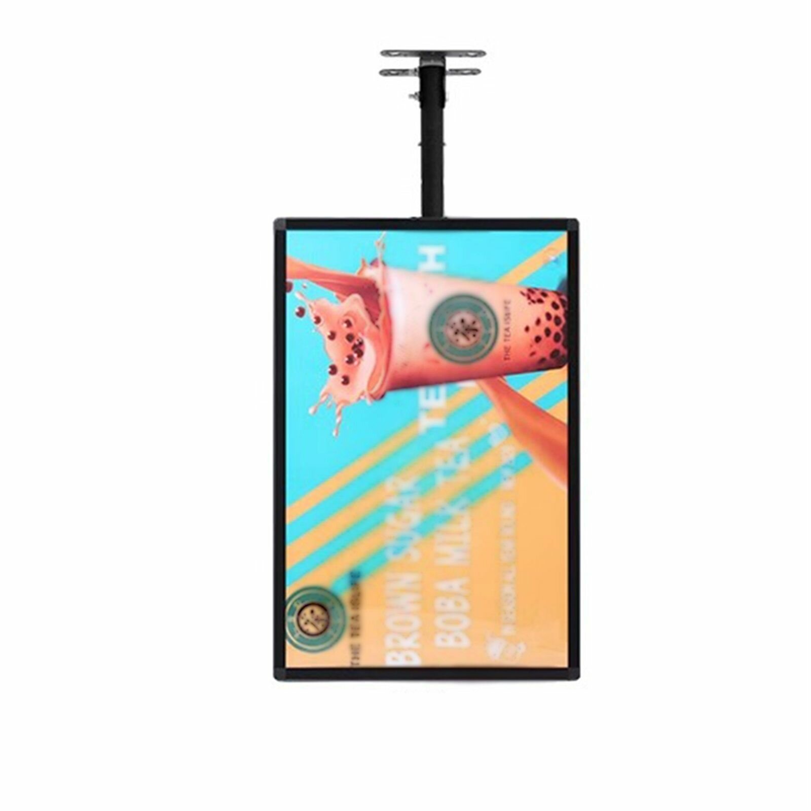 Подвесная рекламная светодиодная доскаСветовой короб стенд