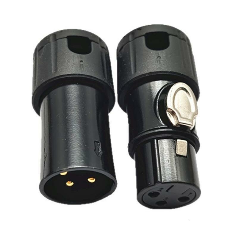 3-контактный микрофонный разъем, Черный