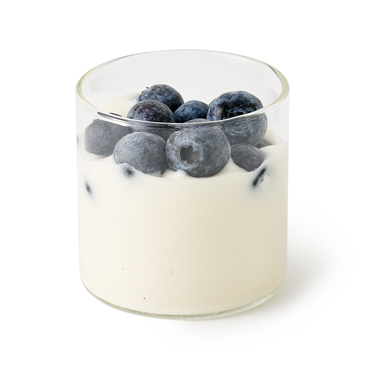 Йогурт Fresco Сочная голубика, со свежими ягодами, банка, 120 г