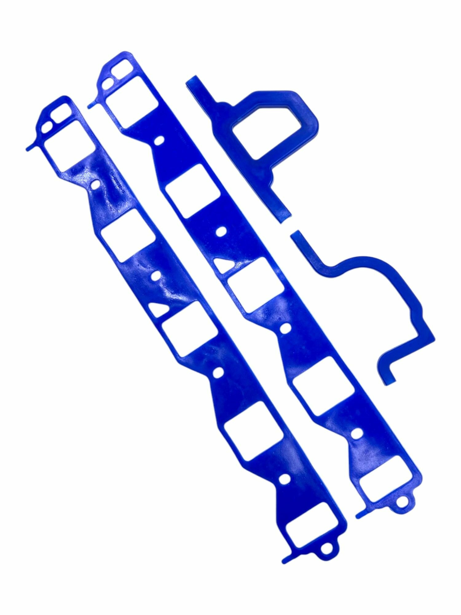 Прокладка под плиту ГАЗ-53, 3307 паук (силикон) синий, компл 4 шт Grover