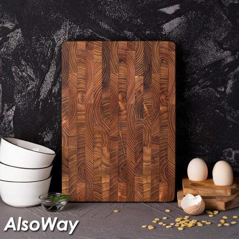 Разделочная доска AlsoWay из тикового дерева L