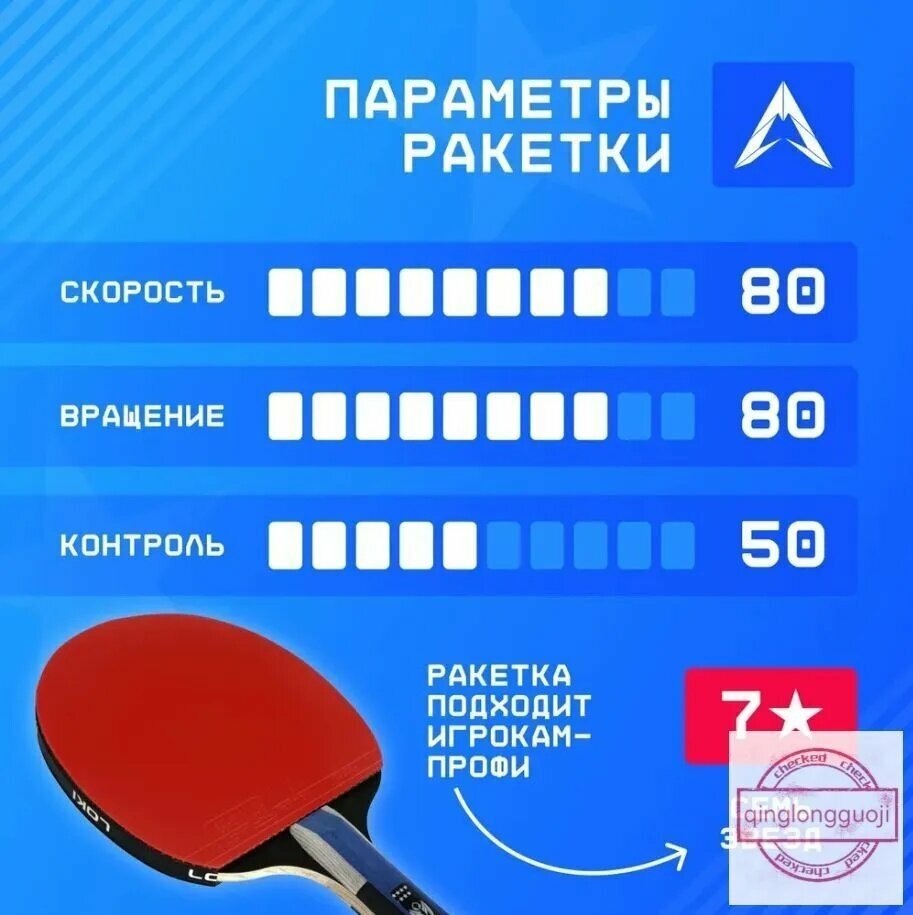 Ракетка для настольного тенниса — фото 1