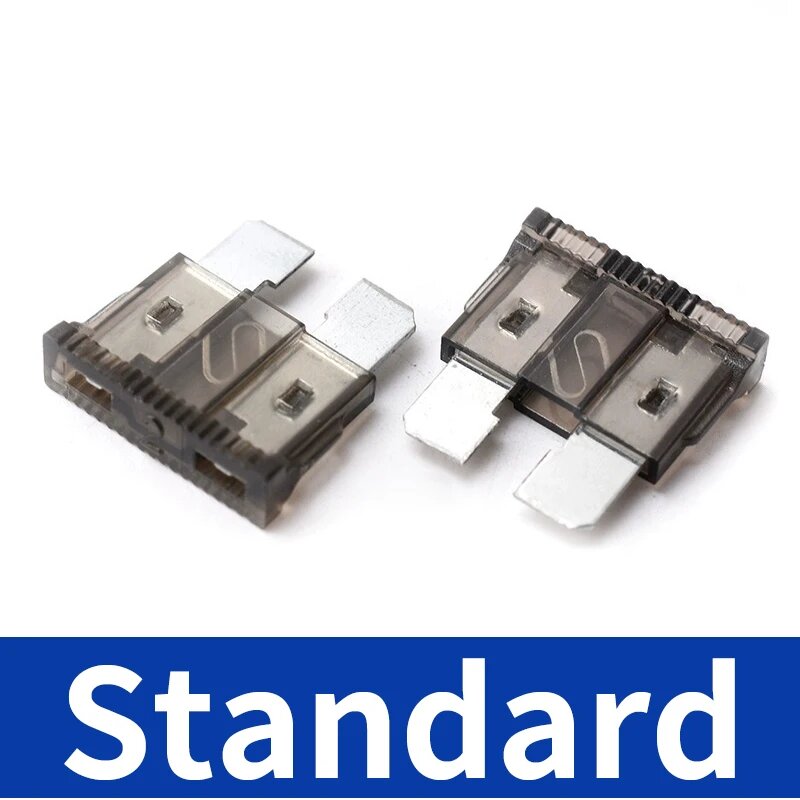 10 шт. автомобильные предохранители лезвия, автомобильные предохранители, стандартные и мини- и низкопрофильные мини-предохранители для автомобиля 2A 3A 5A 7,5A 10A 15A 20A 25A 30A 3 40A, Standard