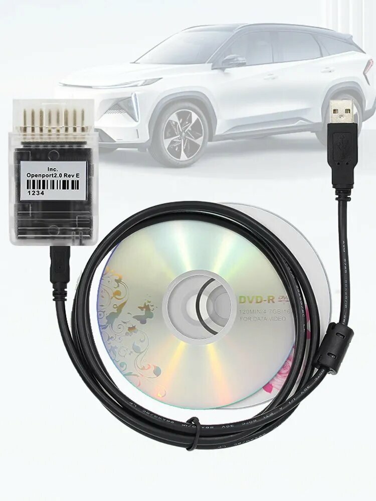 Программатор Openport 2.0 Rev E / Автосканер OBD2 j2534 / Чип-тюнинг — фото 1
