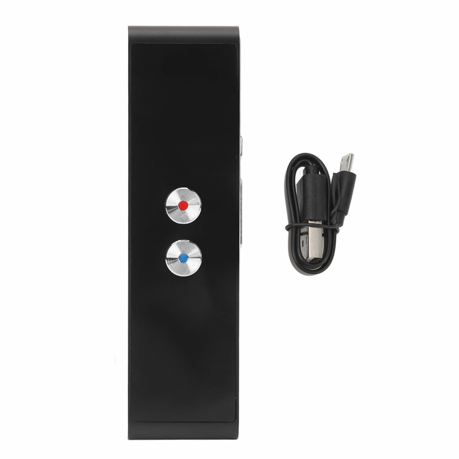 Bluetooth-переводчик, точный голосовой перевод в реальном времени, черный