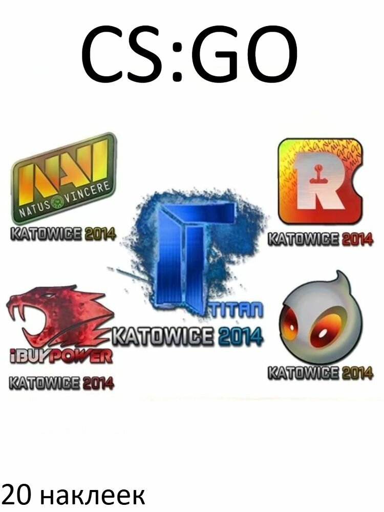 Набор Из 20 Листов Самоклеящейся Бумаги Для Counter-strike CS: GO