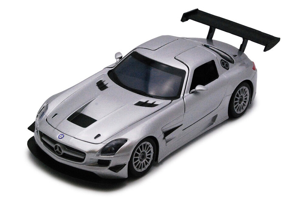 Модель коллекционная MOTORMAX Mercedes sls amg GT3 2011 silver / мерседес слс амг серебристый