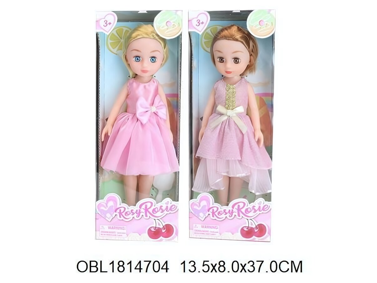 Кукла классическая "Rosy Rosie" 37 см, длинные волосы, аксессуары, подарочная коробка 14*8*37 см