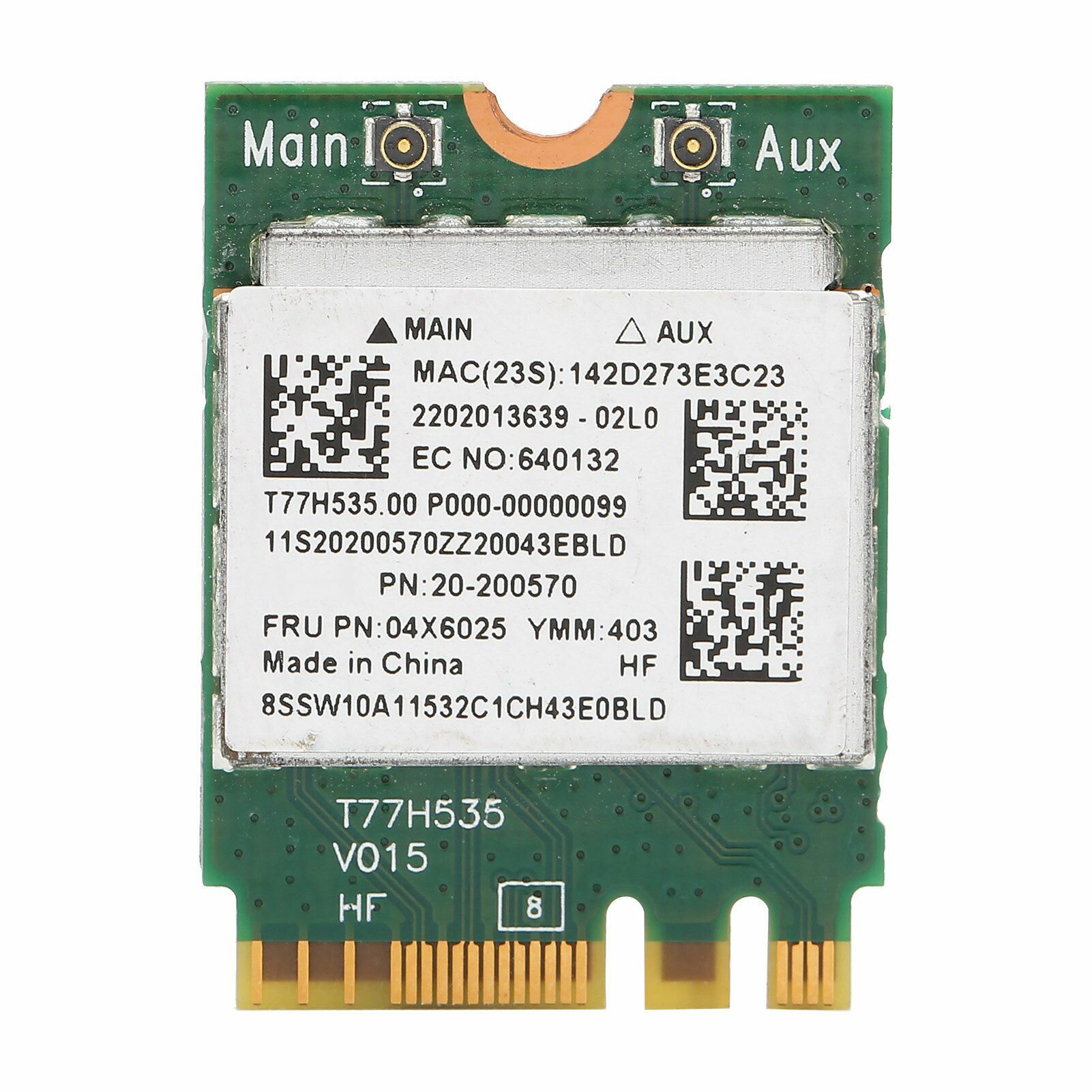 Сетевая карта RTL8723BE, FRU 04X6025, 300M, NGFF, BT, 2.4 ГГц