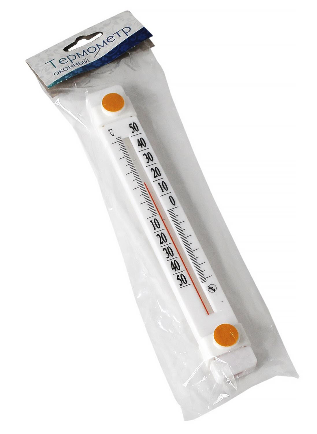 Термометр уличный оконный Солнечный зонтик шкала от +50°С до -50°С пластиковый