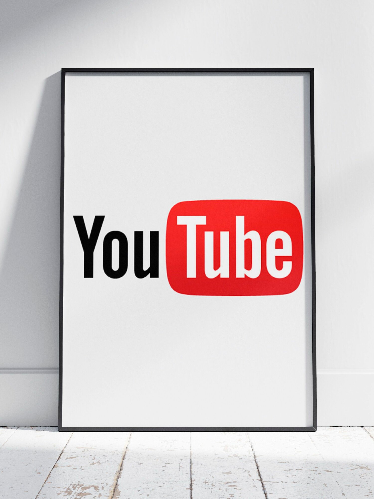 Плакат на стену для интерьера Бренды (Ютуб - YouTube 2) - Постер по моде и одежде формата A4 (21x30 см)