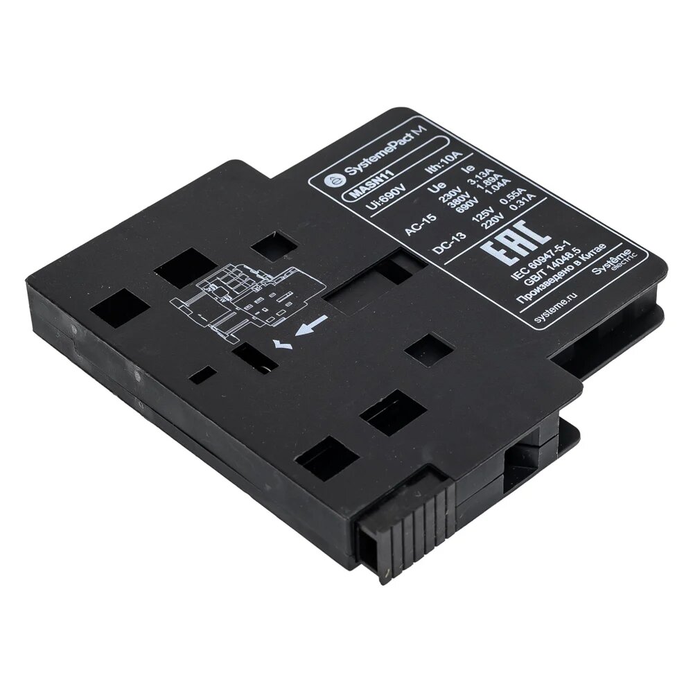 Дополнительный контакт Systeme Electric блок MC1G/E 1НО+1НЗ боковой монтаж MASN11