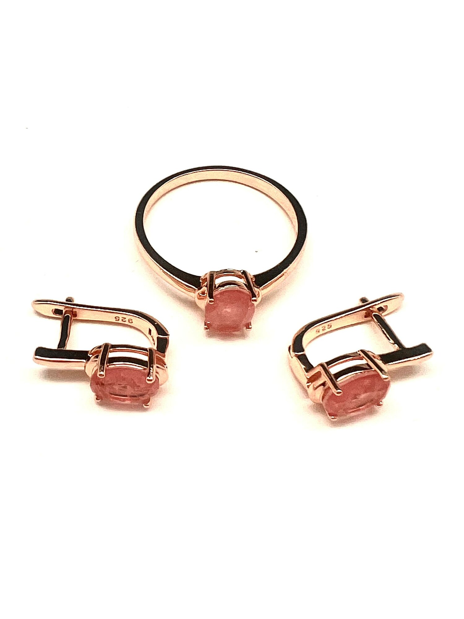 Комплект бижутерии, турмалин