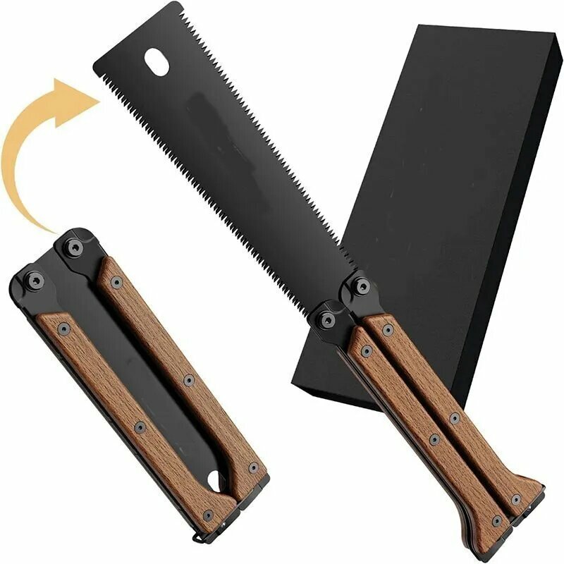 Японская Складная пила, ручная пила 140 мм с двойными краями 13/14 TPI, лезвие SK5 и