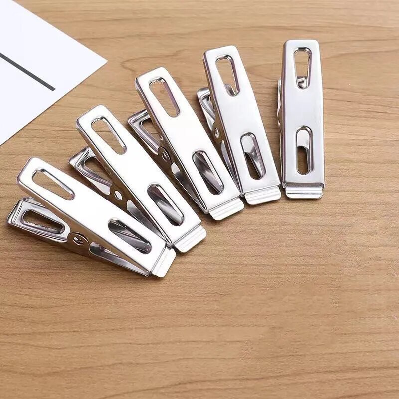 Металлические прищепки из нержавеющей стали 5Pcs