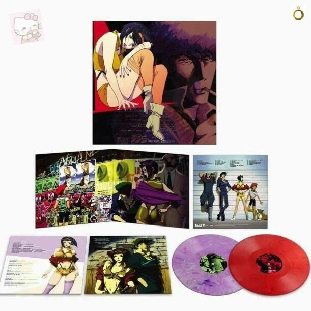 Виниловая Пластинка Cowboy Bebop Звездный ковбой-альбом 2LP, Purple Translucent Marbled + Red/Gold Translucent Marbled