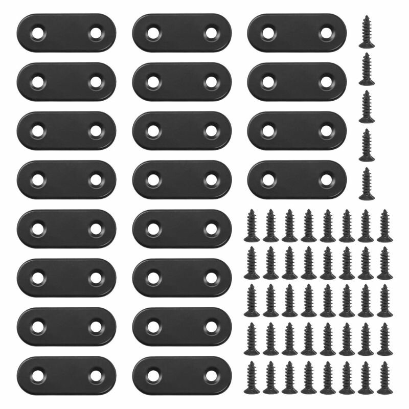 20 штук, утолщенный фиксатор углового кода из нержавеющей стали с прямым углом наклона-36x16