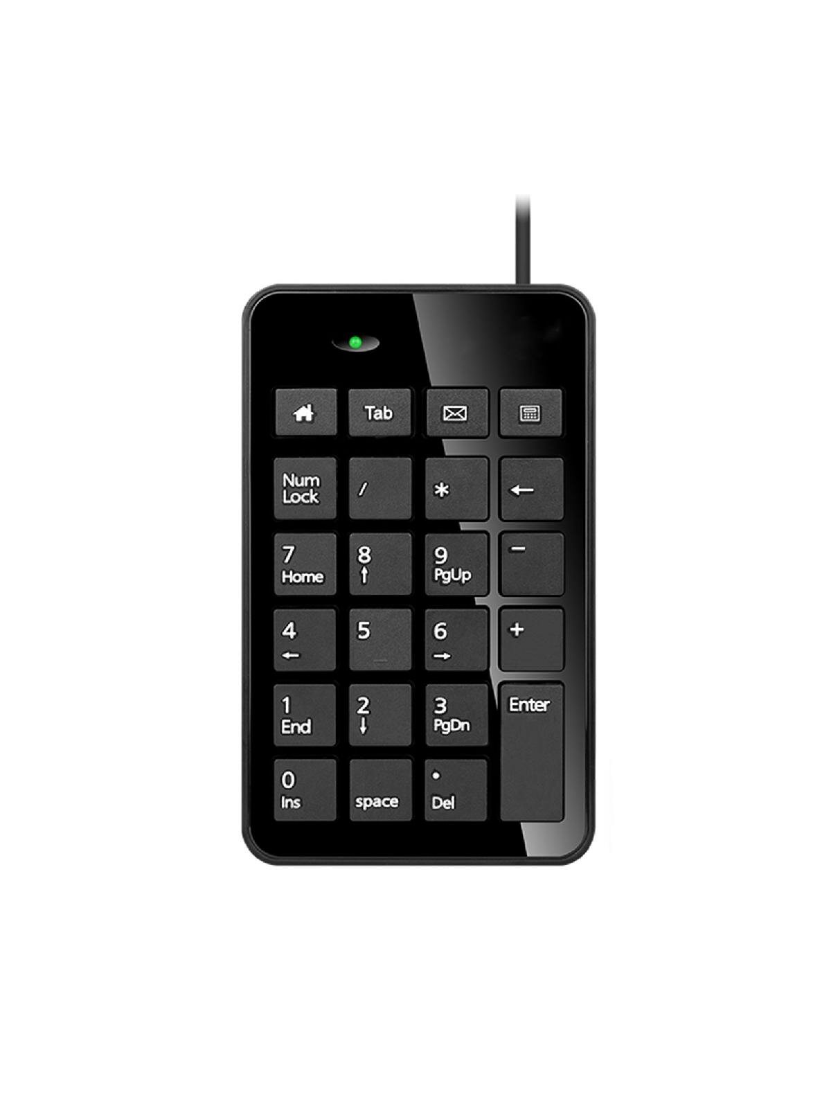 23 Keys Universal Numeric Keypad USB Wired Mini Number Keyboard Keycap For Laptop Desktop PC Computer Digital Numpad